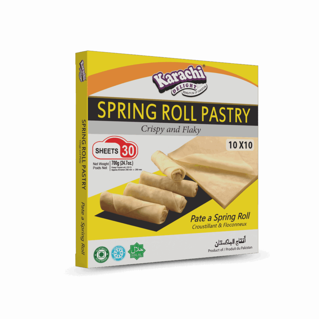 Spring Roll Pastry Sheets (10×10) – A & Y Food Industries
